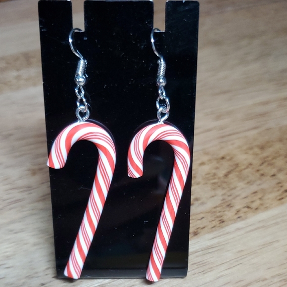 Jewelry | Candy Cane Dangle Earrings | Poshmark